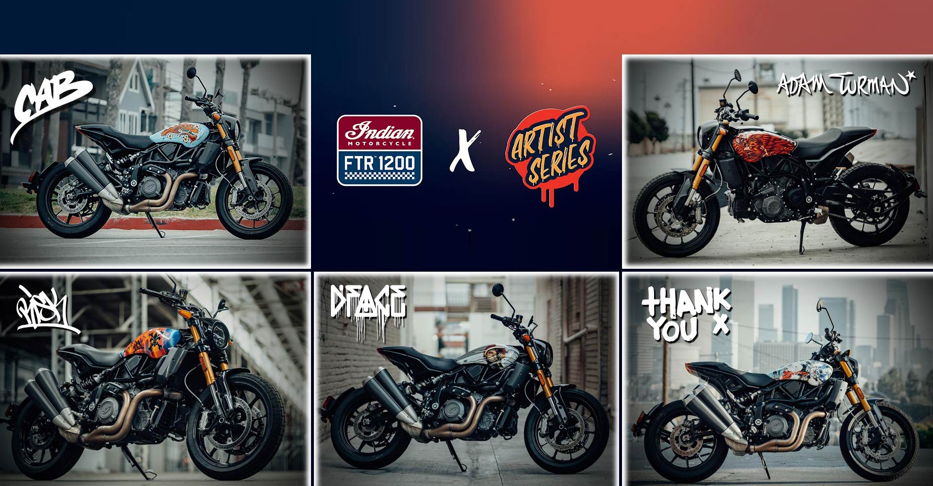 FTR 1200 Artist Series: RS Katsuki Indian Motorcycle